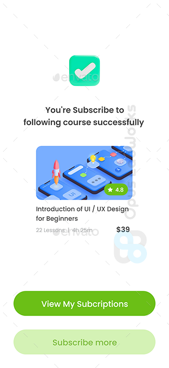 Online Learning App UI Kit| Online exam app UI Kit| Online Class App UI Kit| CourseHub, Web Elements